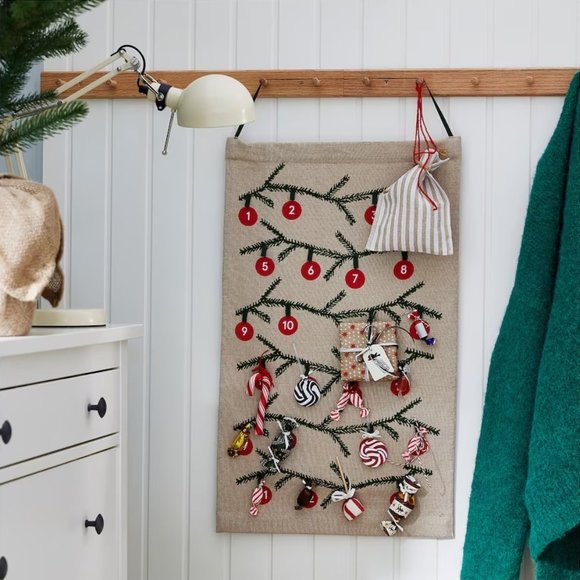 IKEA | Holiday | Ikea Vinterfint Advent Calendar 24 Loops Natural ...